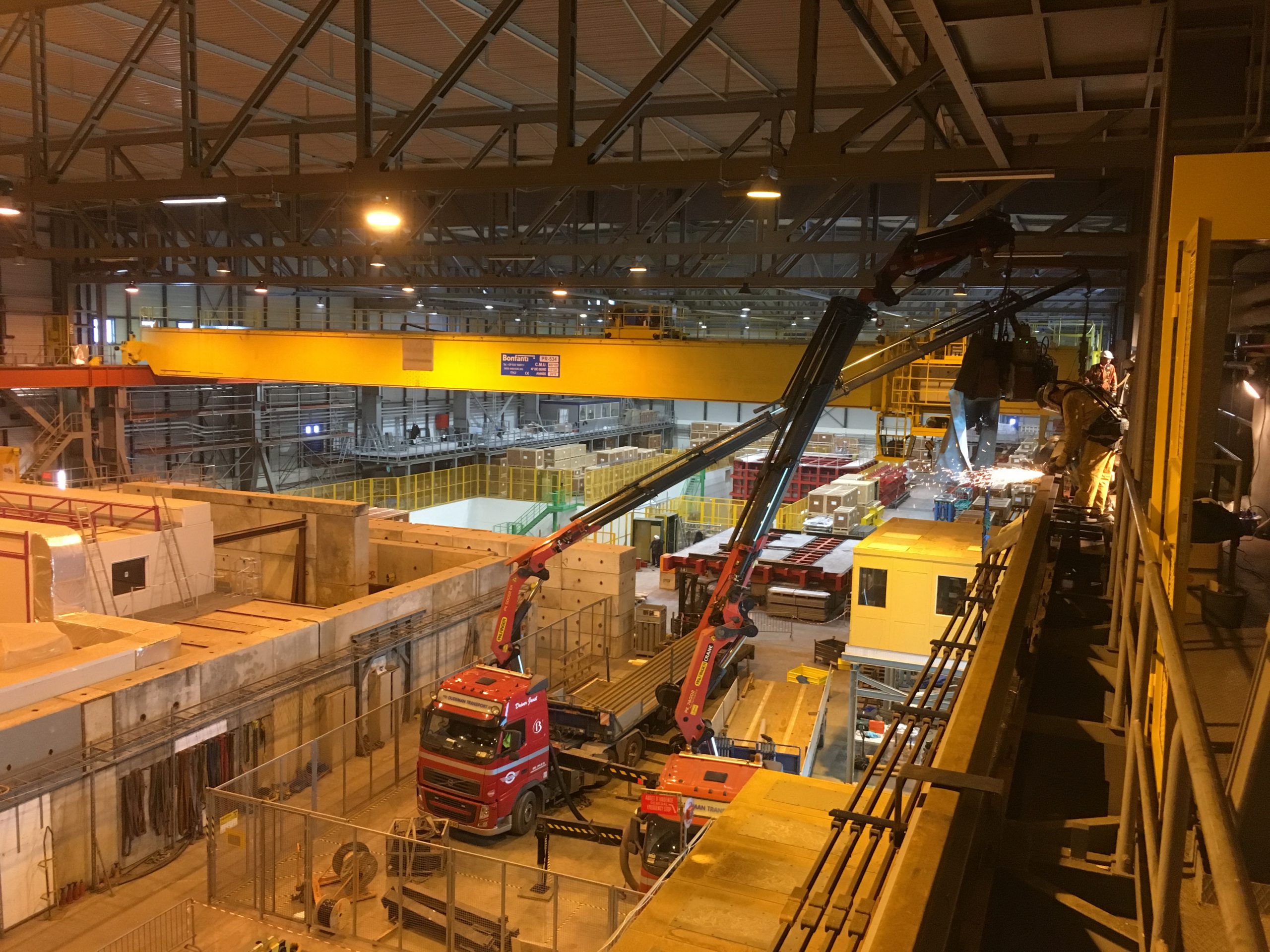 Railwissel bij nucleair research center CERN