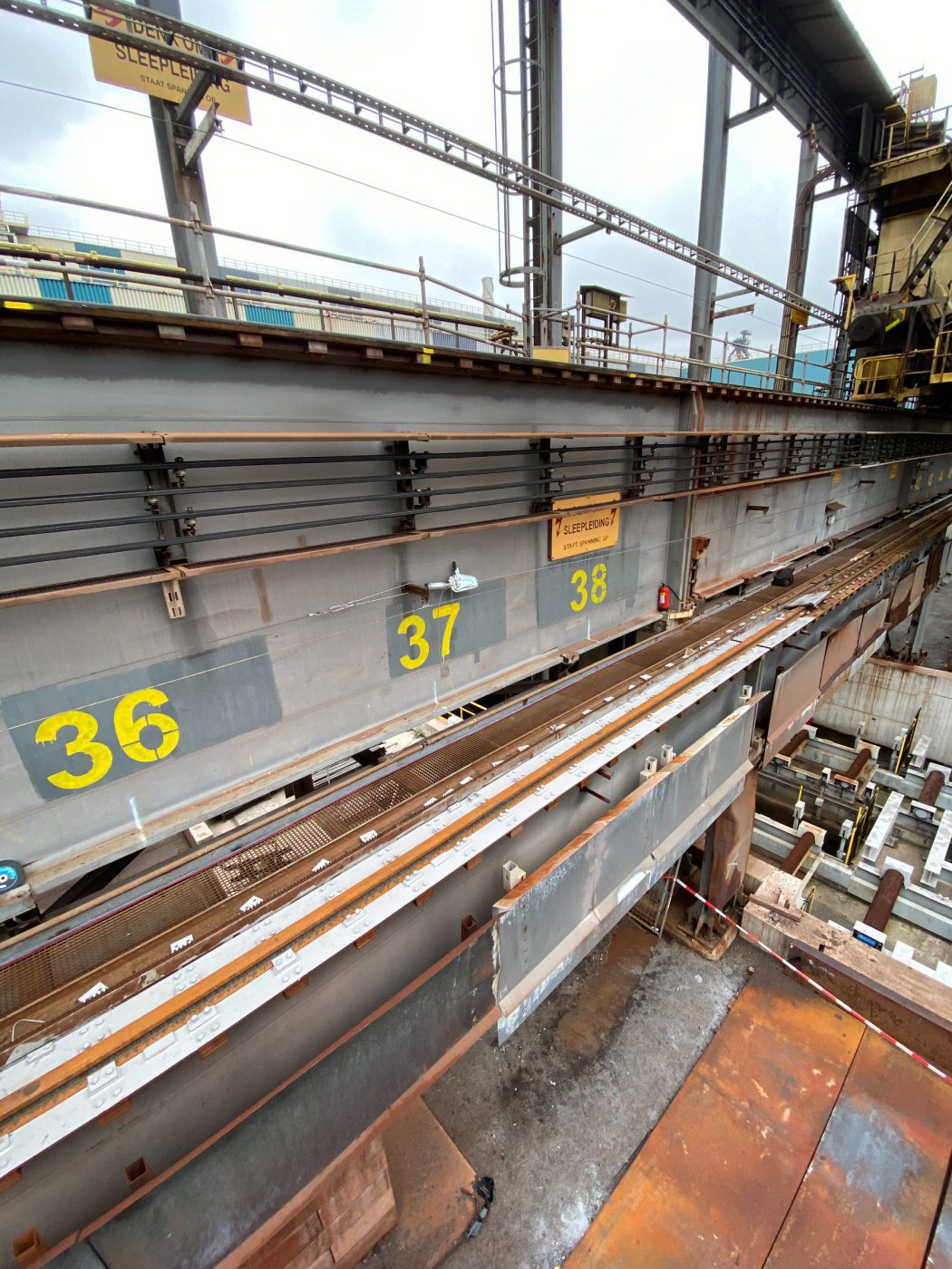 Kraanbaan renovatie Tata Steel - Bemo Rail