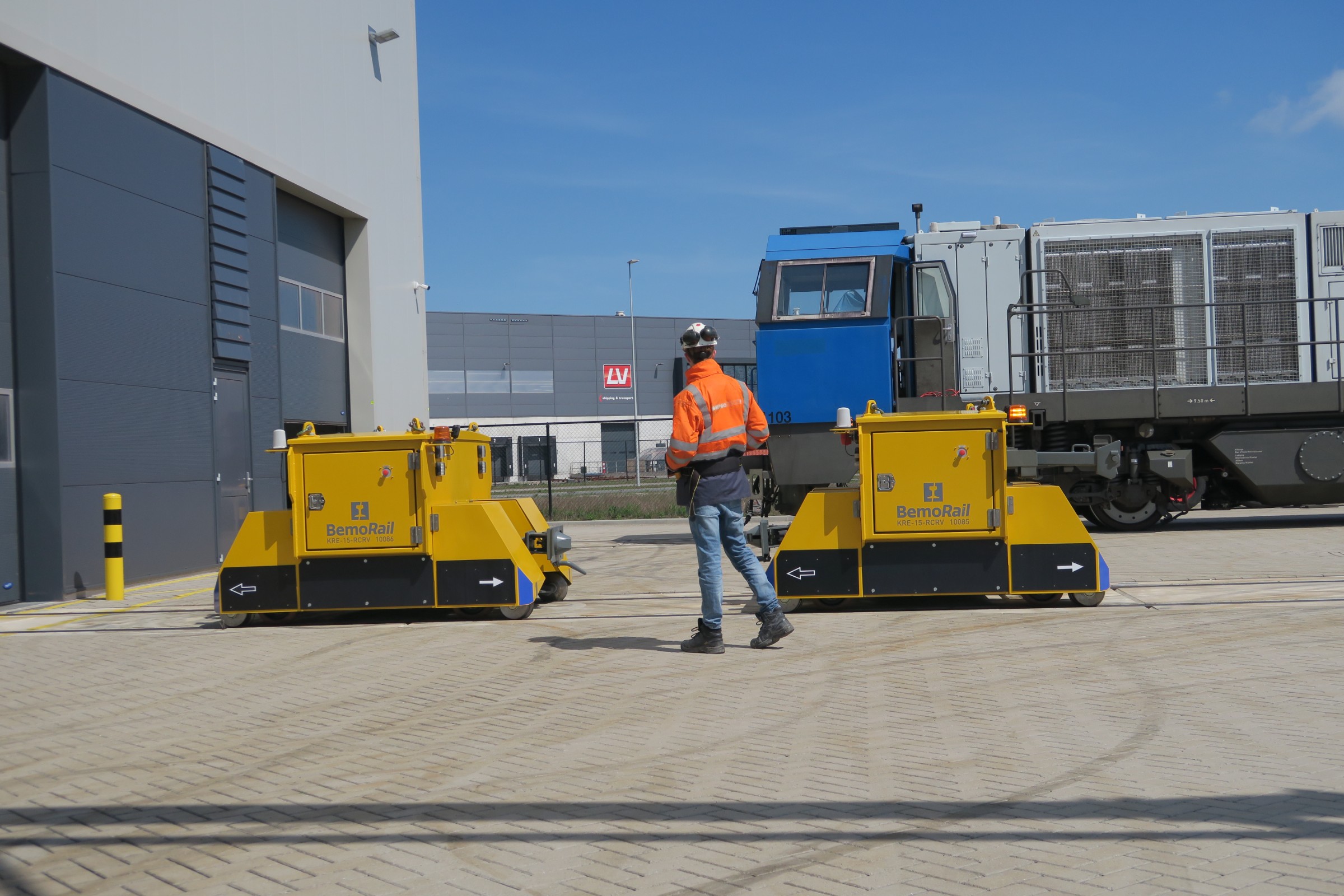 KRE road-rail voertuig - Bemo Rail