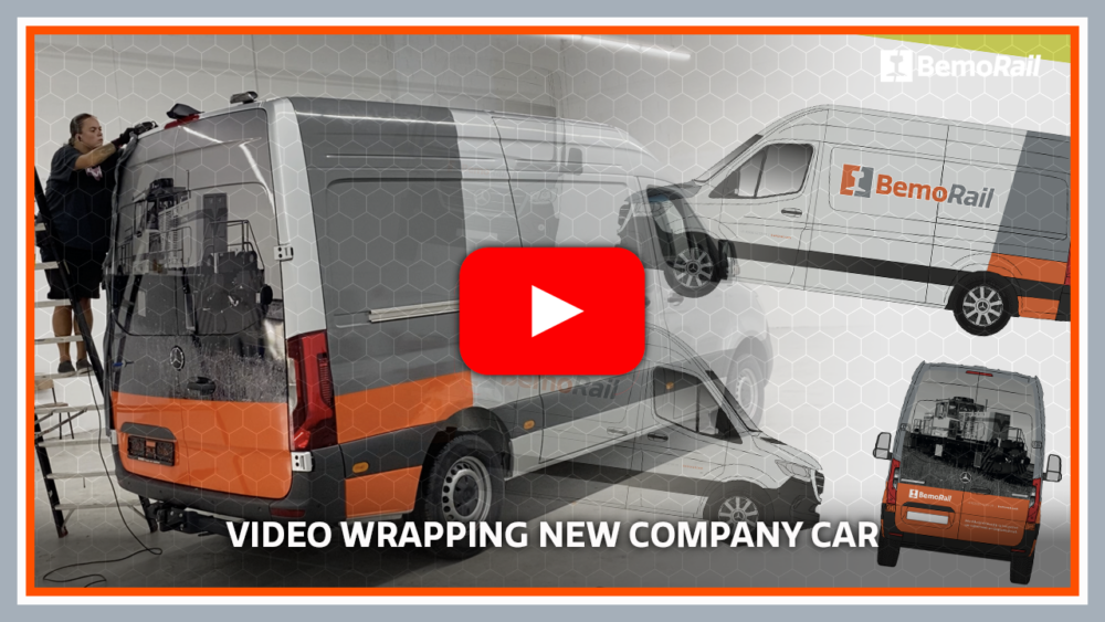 Wrapping of the new Bemo Rail company car - Bemo Rail